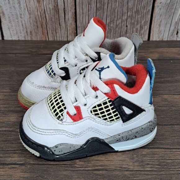 Jordan | Shoes | Nike Air Jordan 4 Retro Se Td What The 4 Toddler 4c ...